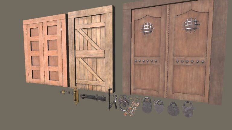 【Unityアセット】脱出ゲーム等に使える「鍵と扉の3Dモデル」 | ゲーム制作の骨(Tips)
