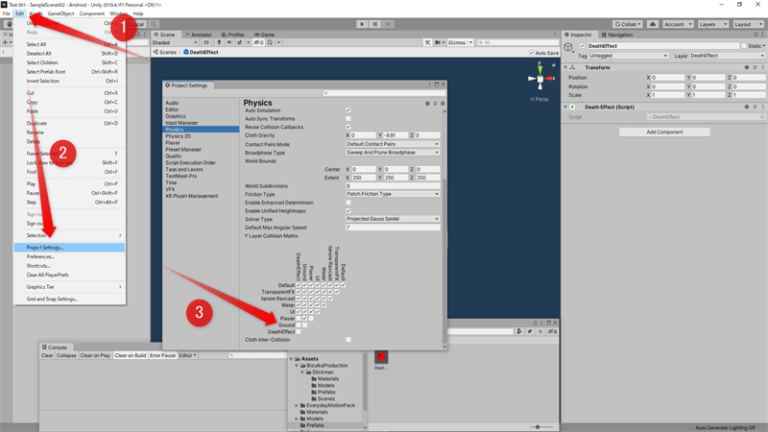 【Unity】カジュアルな木っ端微塵死亡演出(非ParticleSystem) | ゲーム制作の骨(Tips)